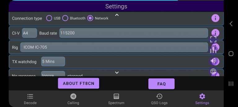 FT8CN – Android based FT8 software – PD5DJ