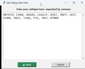 DX Cluster – PD5DJ